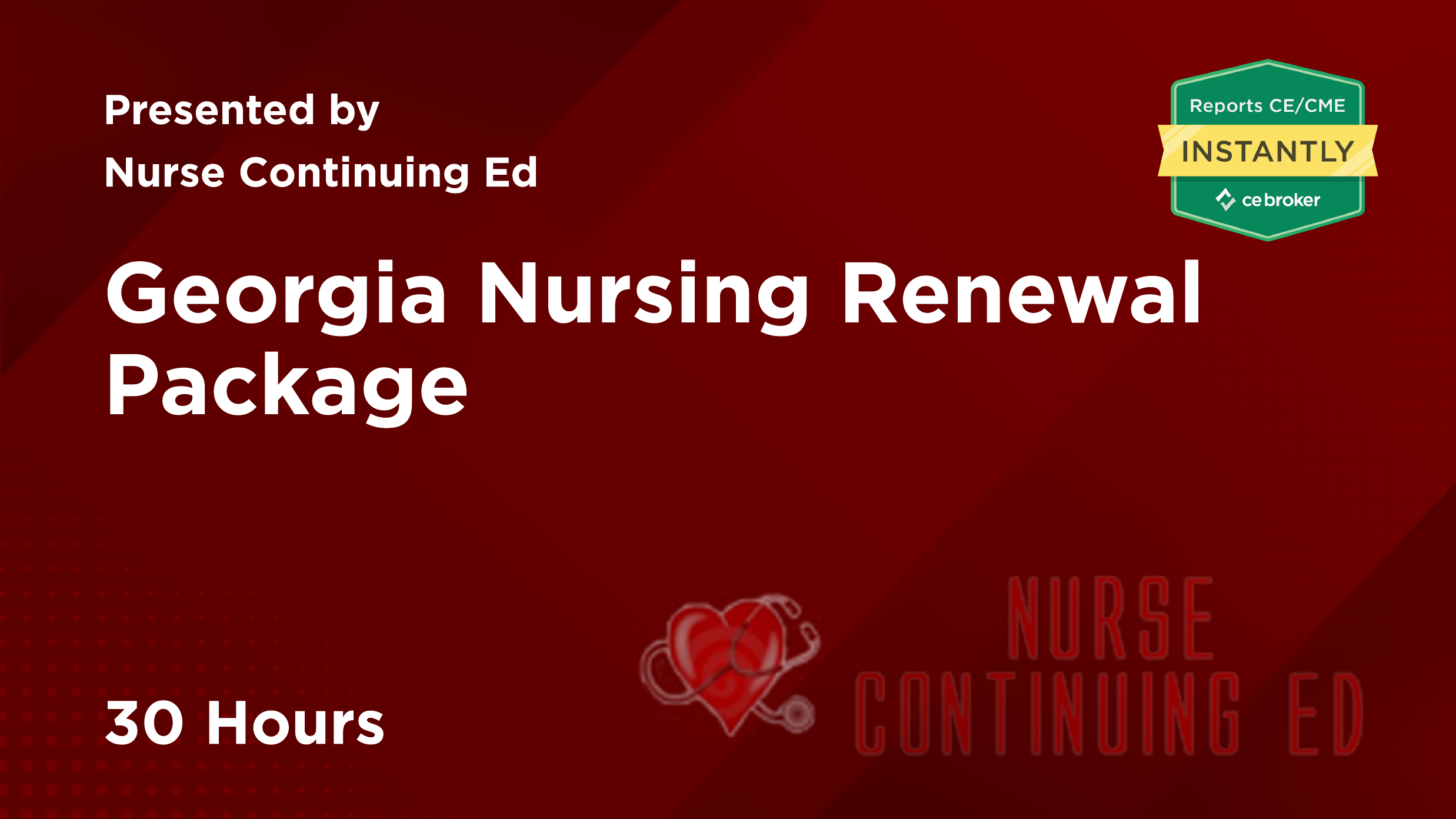 Georgia Board of Nursing RN Course List