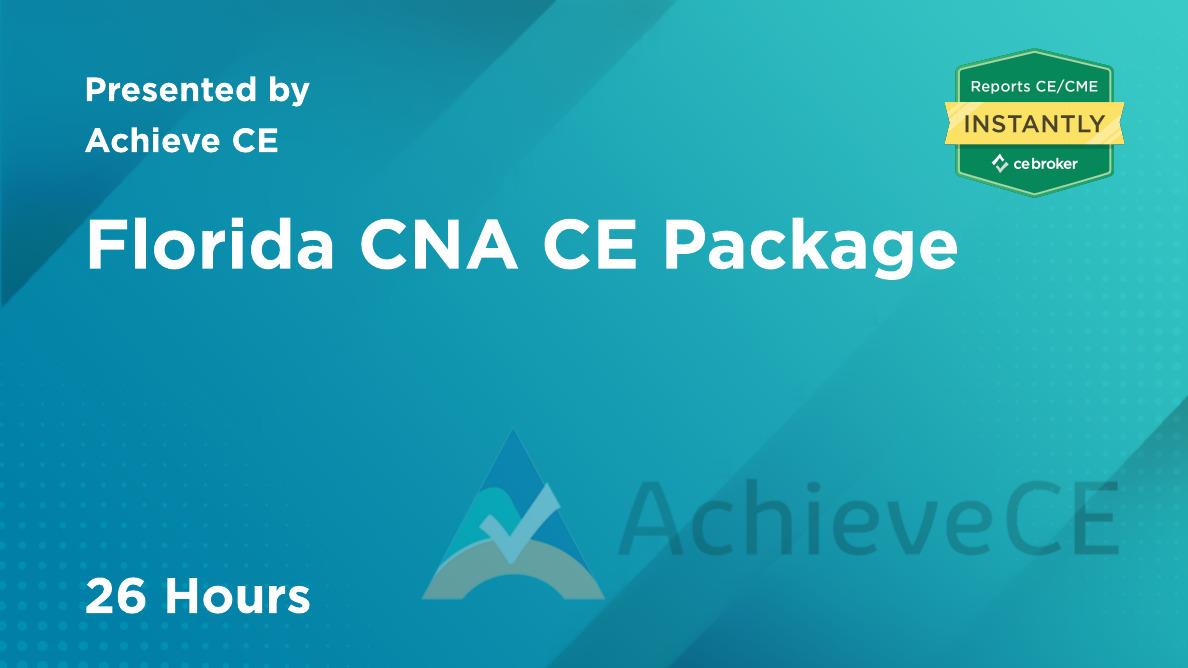 Florida Board of Nursing - Certified Nursing Assistants CNA Course List